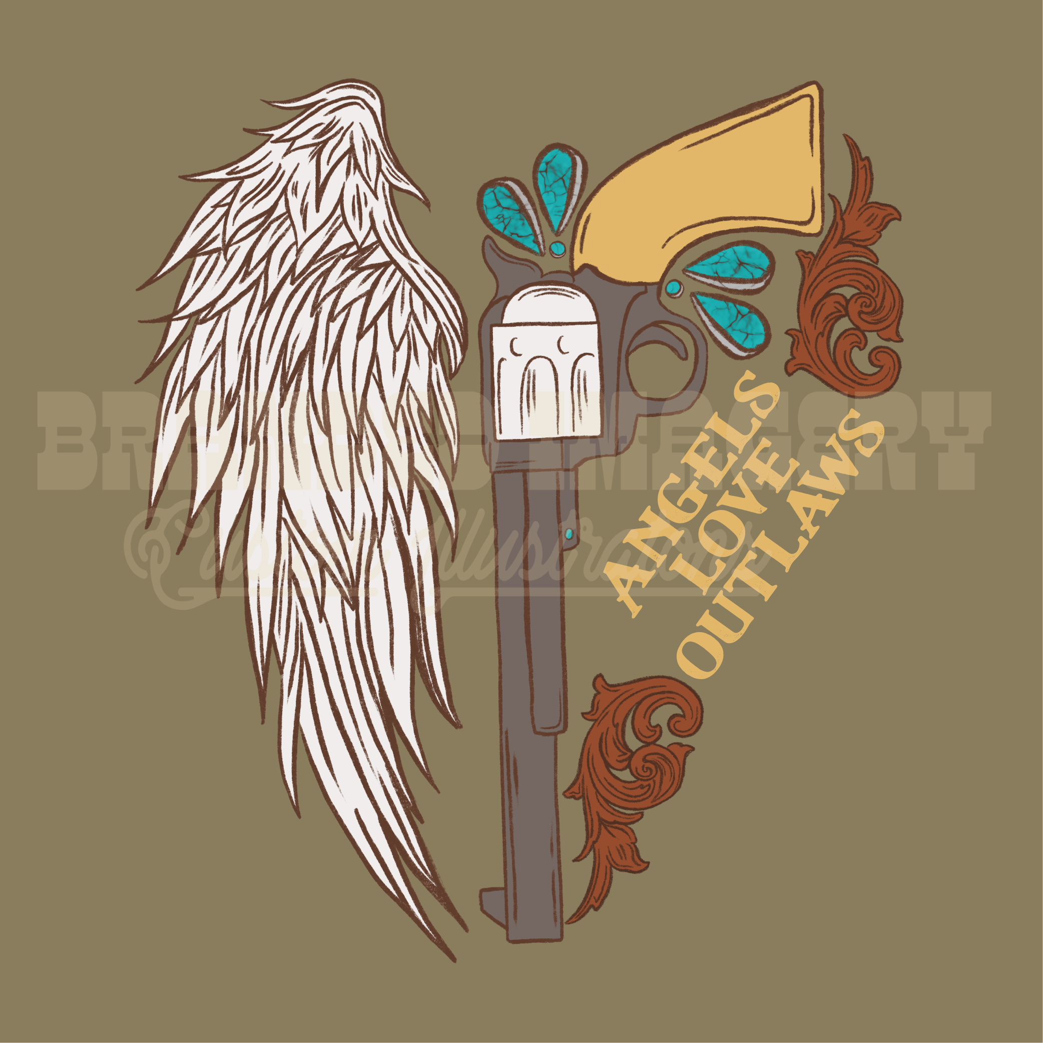 Angels Love Outlaws – Branded Imagery